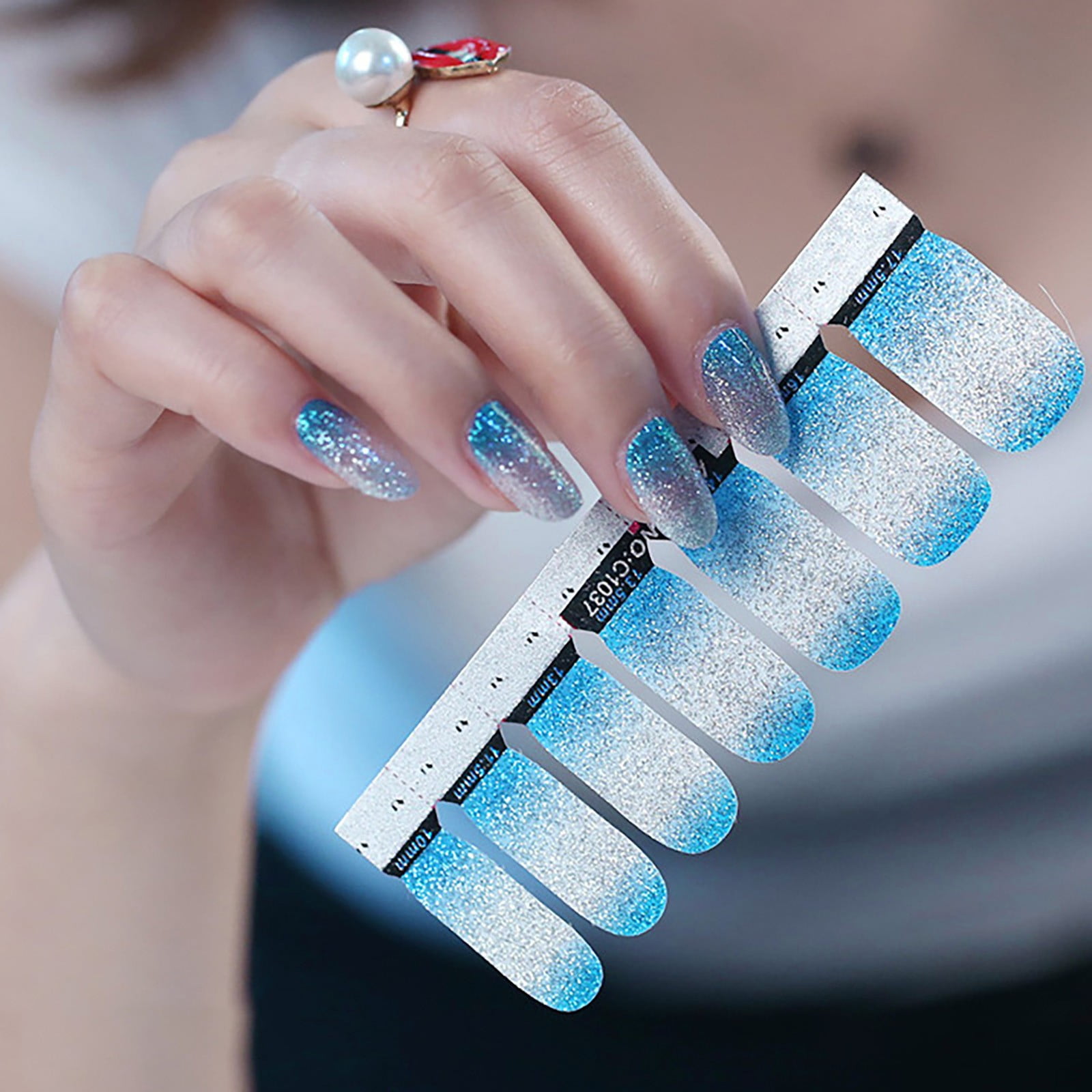 Stickers For Women Girls Sticker Nail Decal Nail Stickers Polish Strips ...