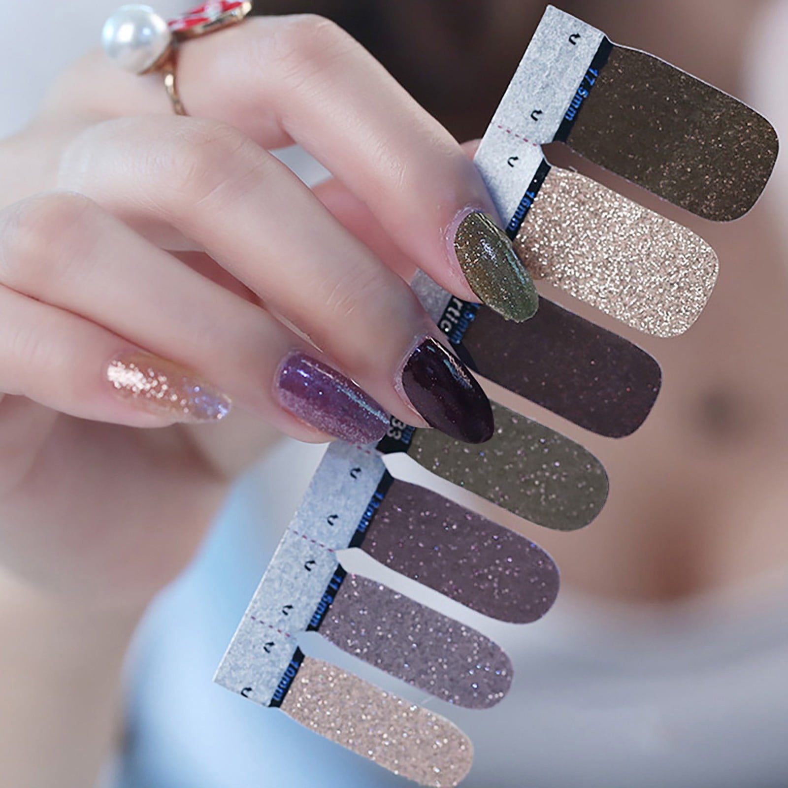 Stickers For Women Girls Sticker Nail Decal Nail Stickers Polish Strips ...