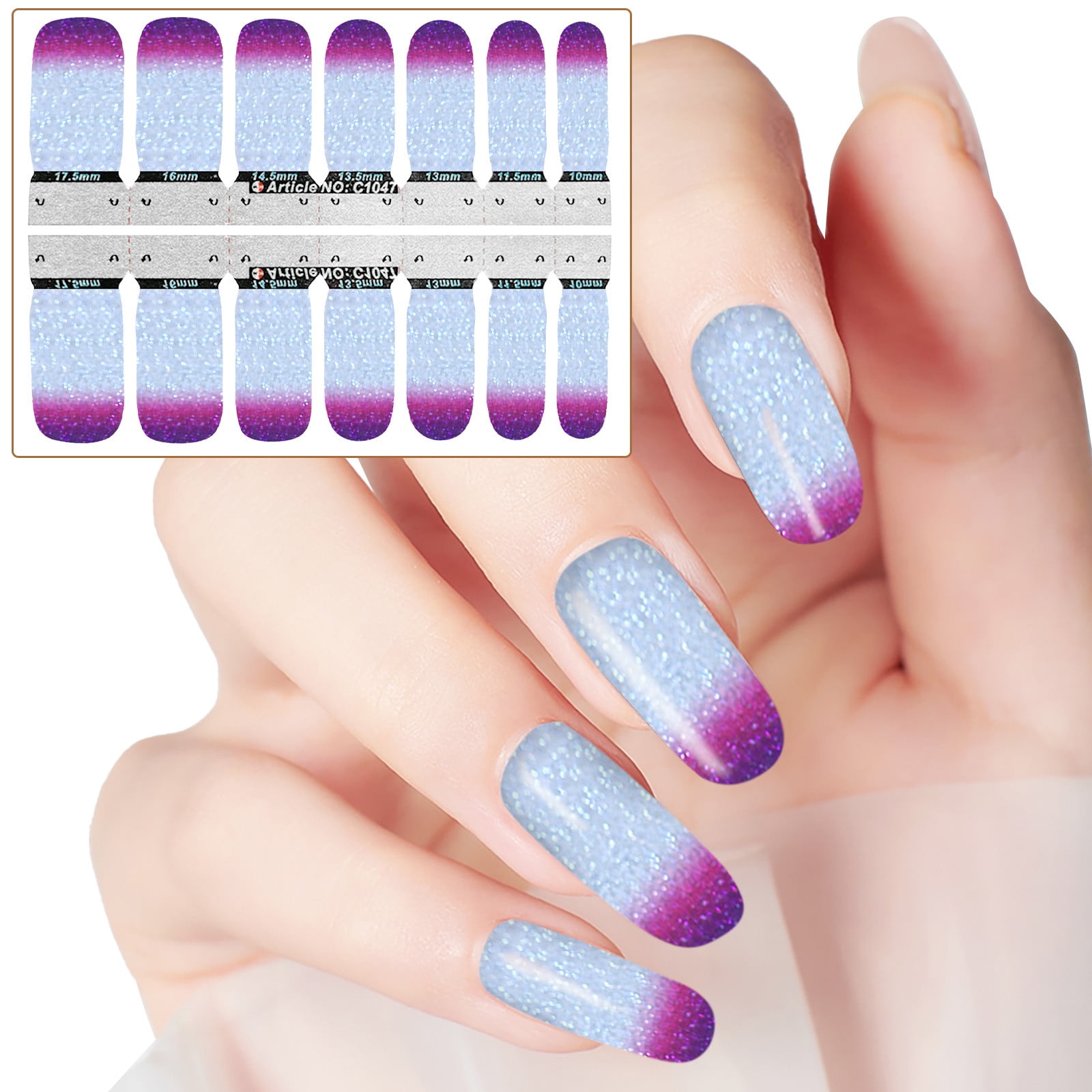 Stickers For Women Girls Sticker Nail Decal Nail Stickers Polish Strips ...