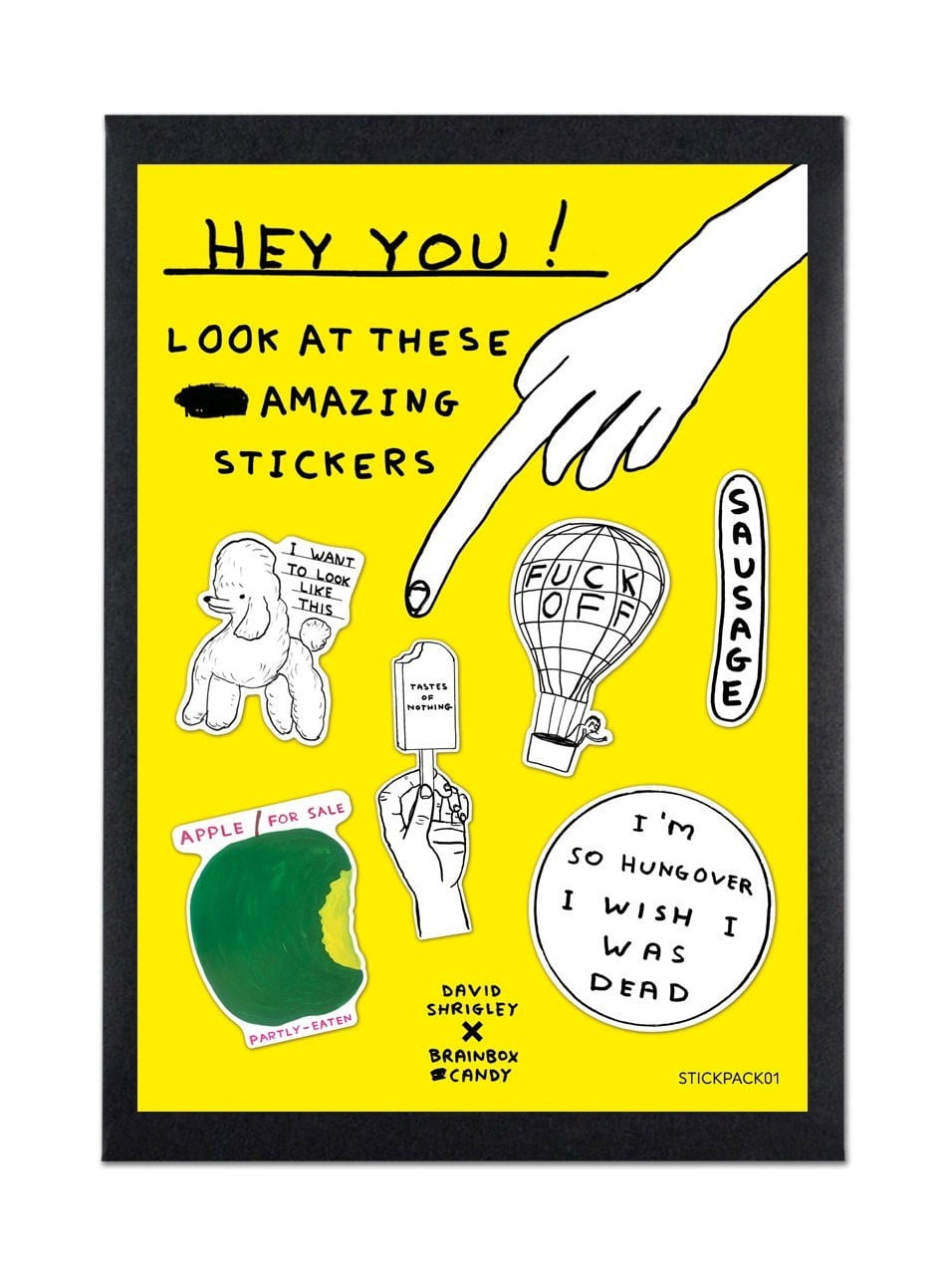 Stickers - Funny Set of 6 Vinyl Stickers (Pack 1) - Walmart.com
