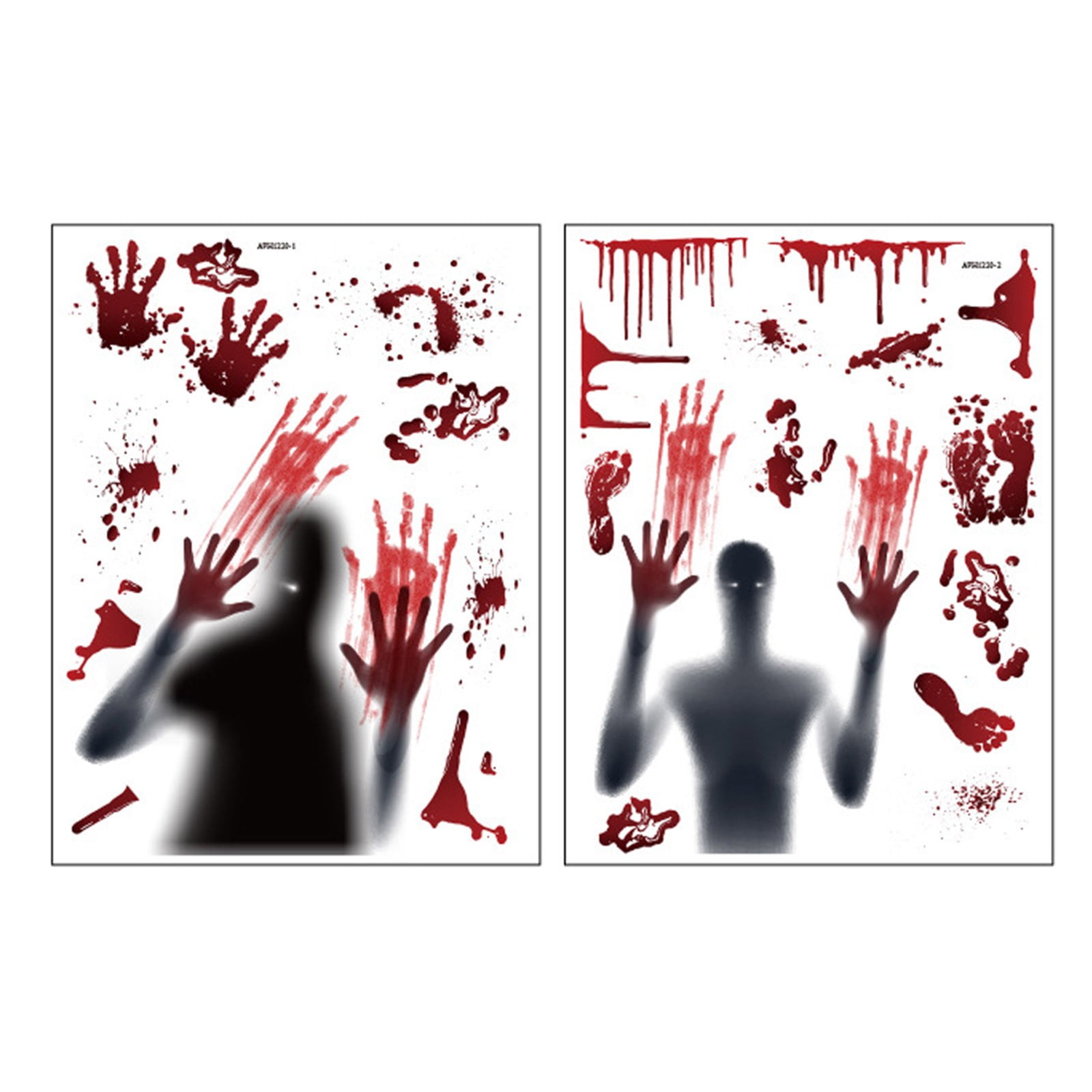 Stickers Glass Window Decoration Stickers Self Hands Female Wall ...