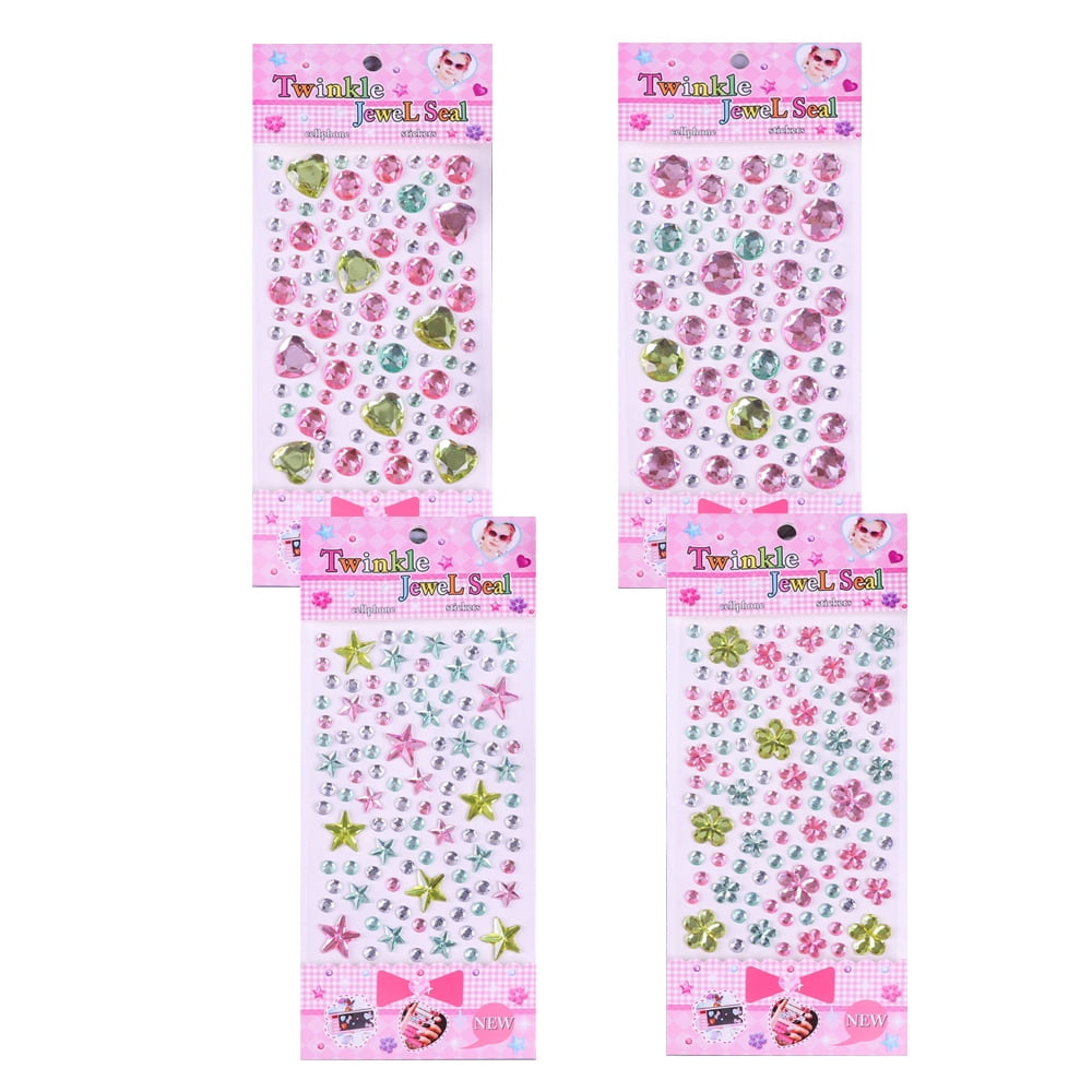 Stickers Jewels Stickers Rhinestones Crystal for Crafts Stickers Self ...