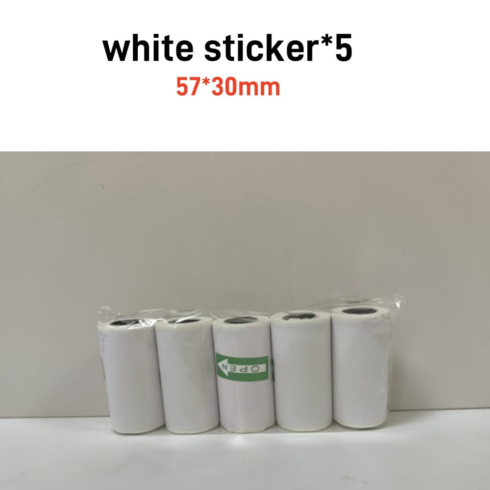 Stickers Labels for Mini Printers 57mm Stickers Purple Pink Sticker ...