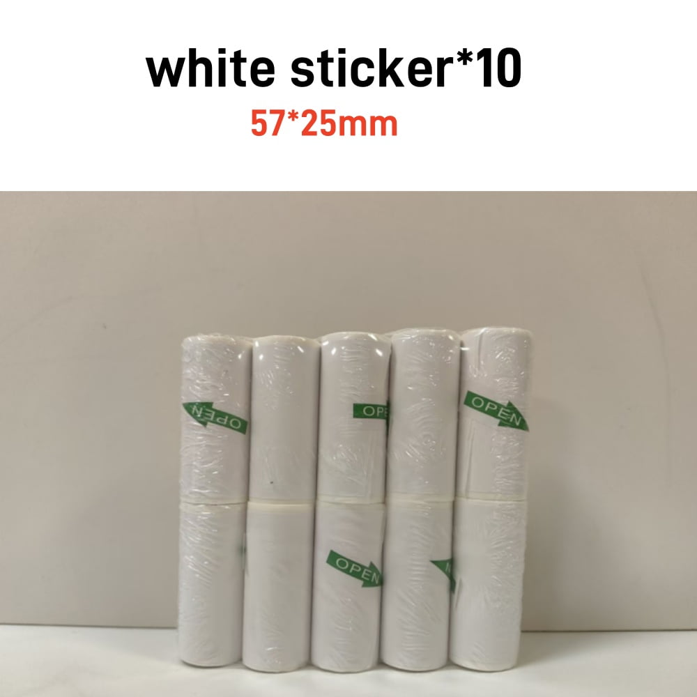 Stickers Labels for Mini Printers 57mm Stickers Purple Pink Sticker ...