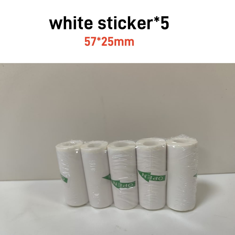 Stickers Labels for Mini Printers 57mm Stickers Purple Pink Sticker ...