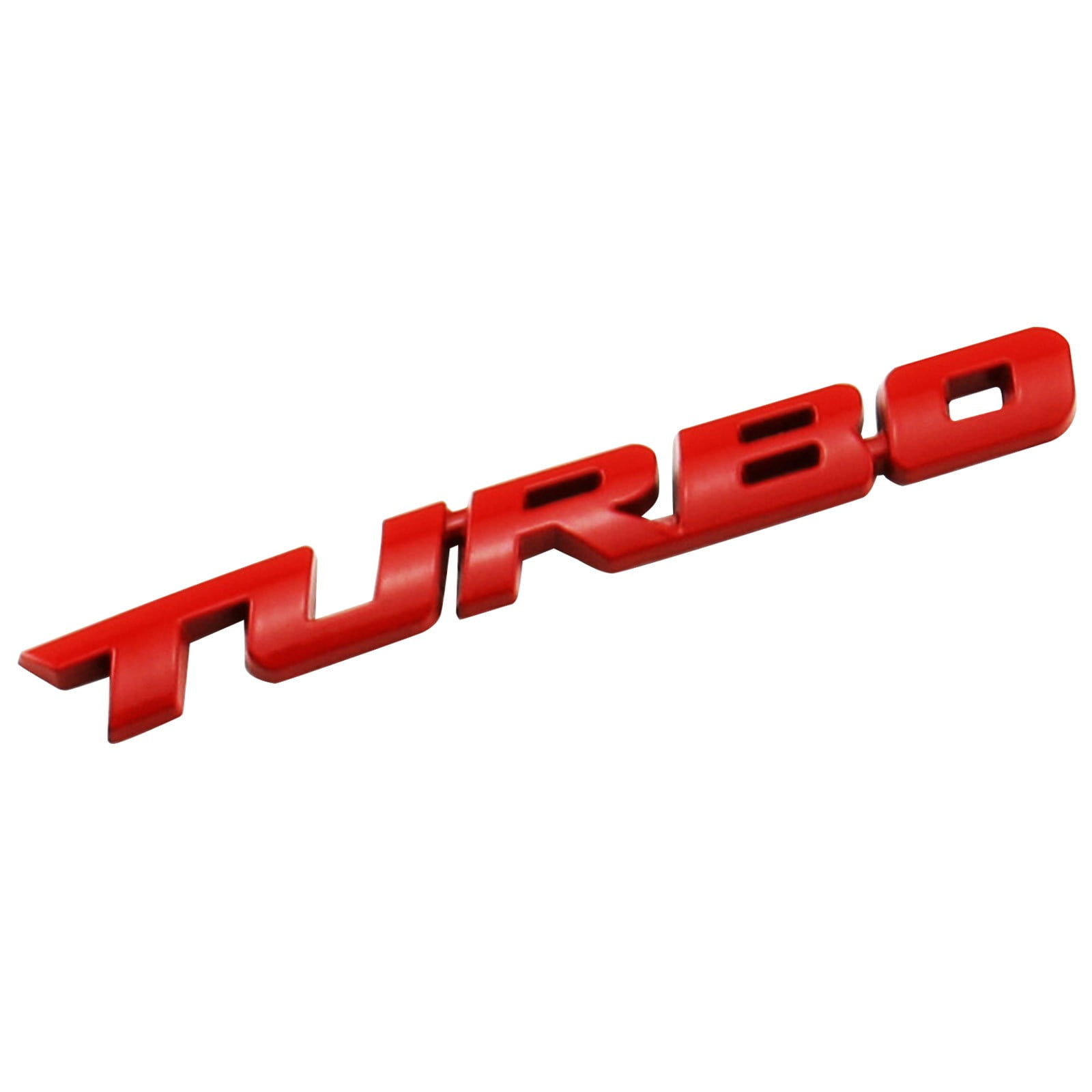 Stickers,Large Red Alloy Turbocharged Metal Car Sticker Sporty Car Body ...