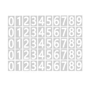 Permanent Adhesive Vinyl Letters and Numbers, 3" 160pk, Yellow ...