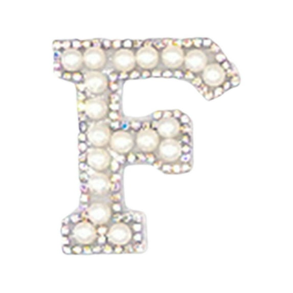 Stickers,Personalized Pearl Letter Patch Alphabet Patch Customized ...