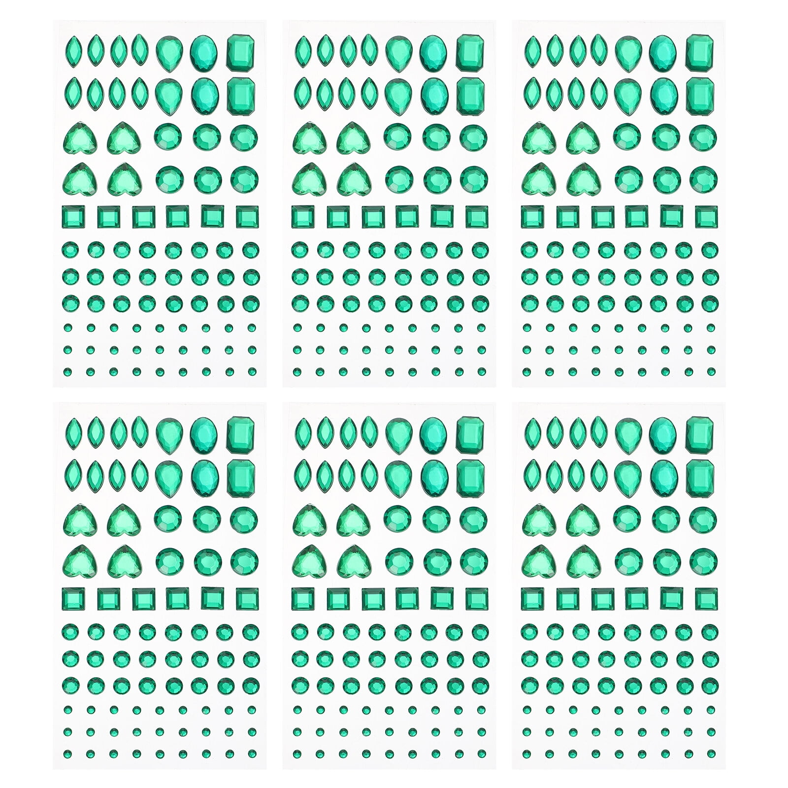 Stickers Rhinestone Diamond Crafts Crystal Acrylic Decals Diy Adhesive ...