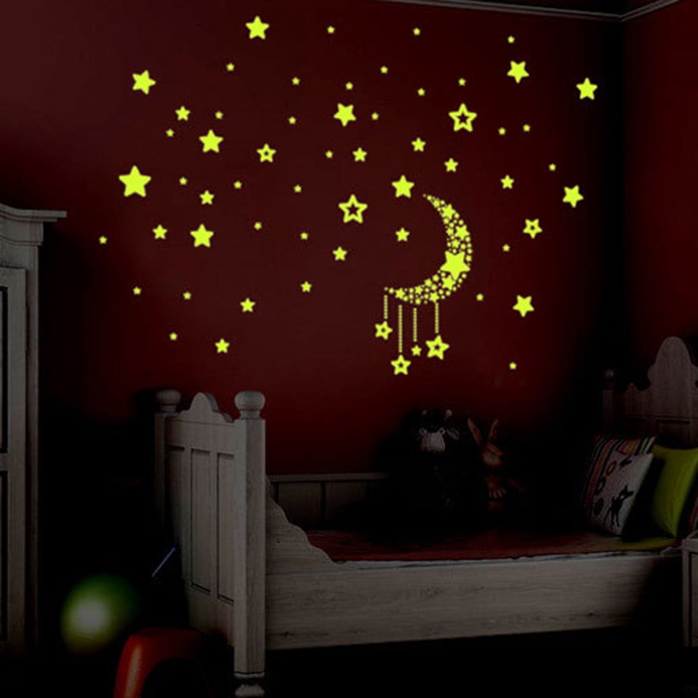 Stickers for Teens | Tyeign Stickers Fluorescent in Dark Bedroom Kids A ...
