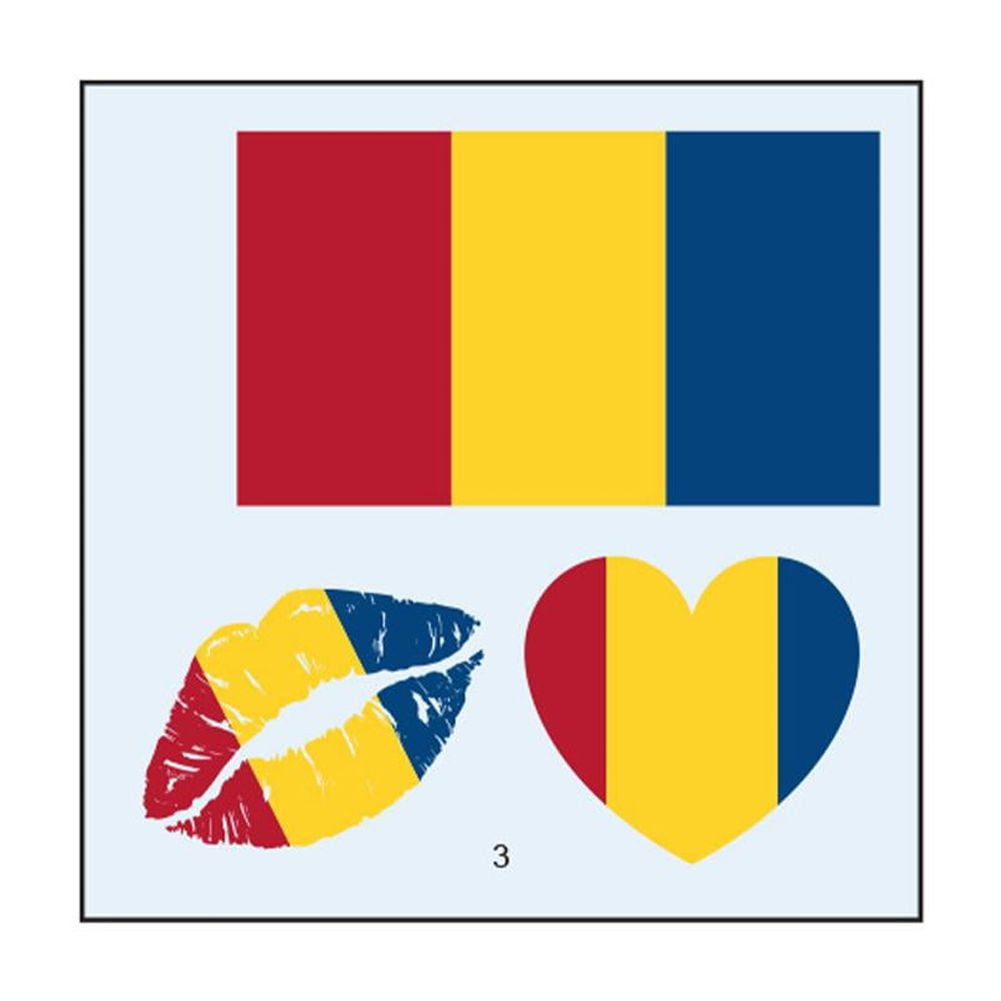 Stickers Waterproof Flag Sticker Temporary Face Arm Fake Sticker Body ...