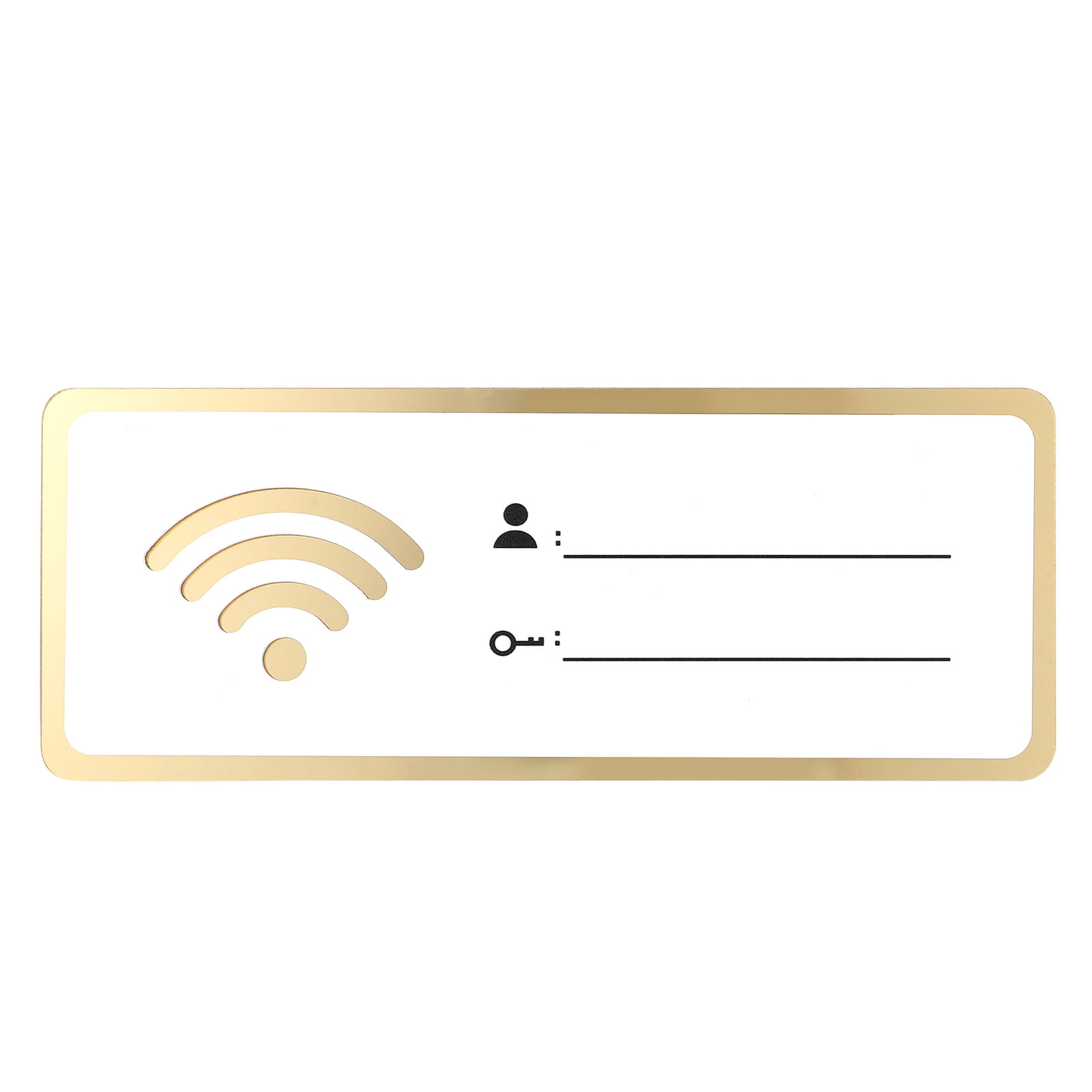 Stickers Wifi Password Sign for Porter Tap to Connect Scenic Spot Baby ...