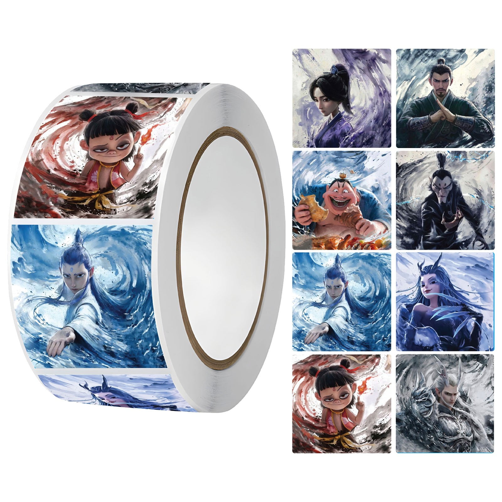 Stickers for Kids Nezha 2 Stickers Nezha Aobing Peripheral Decorative ...