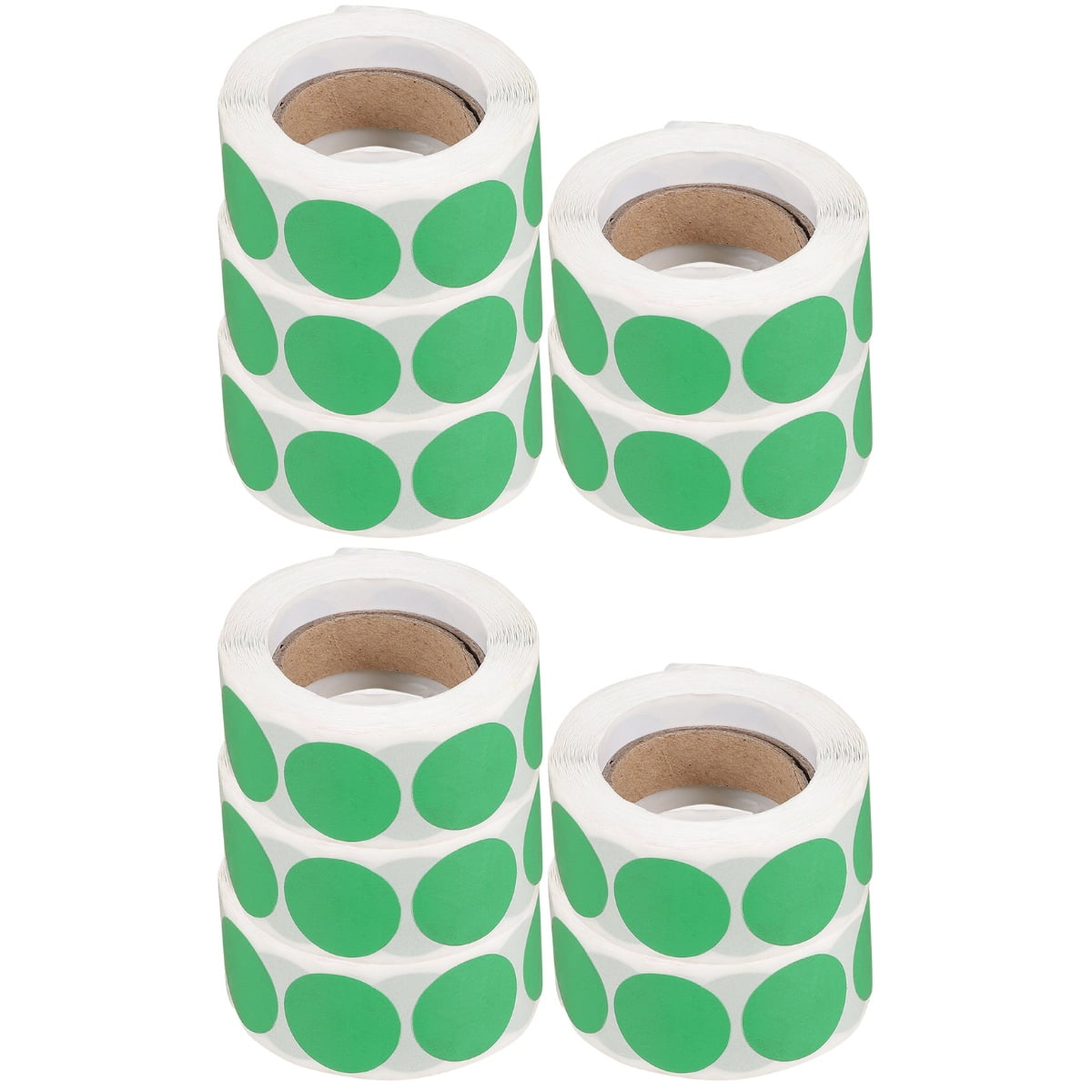 Stickers for Scrapbook 10 Rolls Label Round Decor Reusable Labels Dot ...