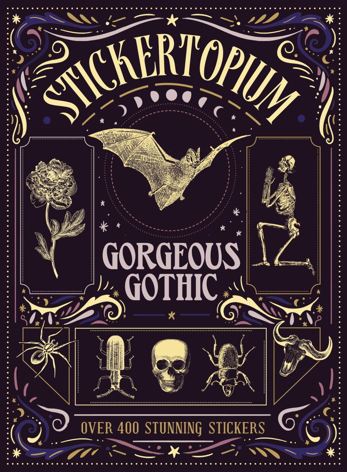 Stickertopium: Gorgeous Gothic: Over 400 Stunning Stickers (Hardcover ...