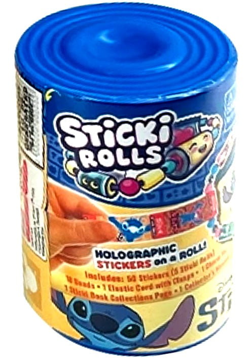 Sticki Rolls Lilo & Stitch Stitch Mystery Capsule Pack (50 Stickers ...