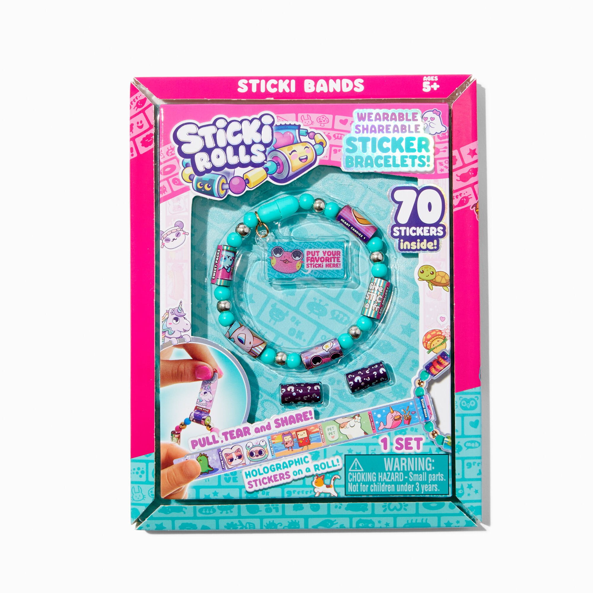 Sticki Rolls™ Series 1 Sticker Bracelet Kit - Styles Vary - Walmart.com