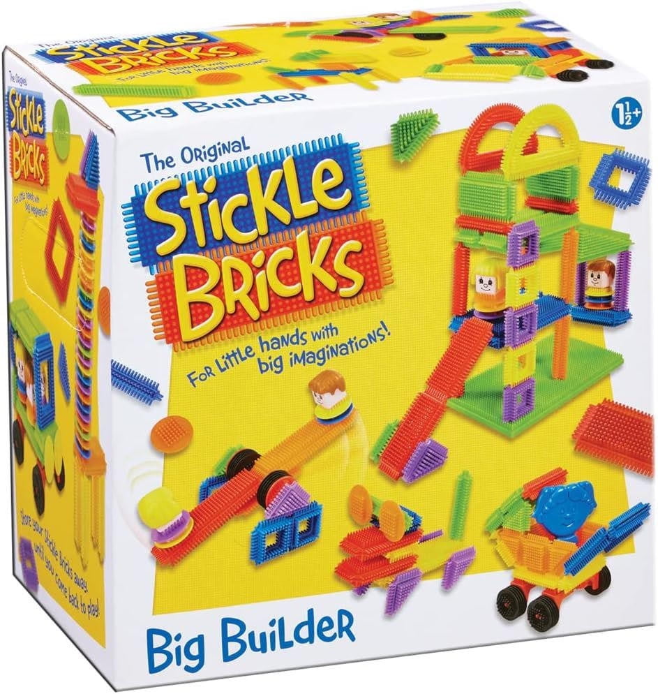 Stickle Bricks Big Builder Construction Set - Walmart.com