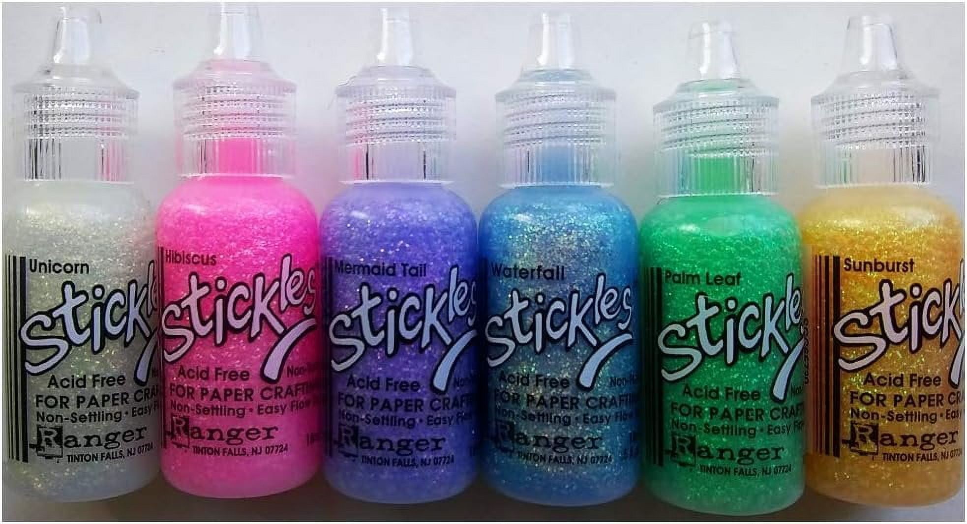 Stickles Ranger Glitter Glue Bundles - Six .5 fl oz Bottles in Magical ...