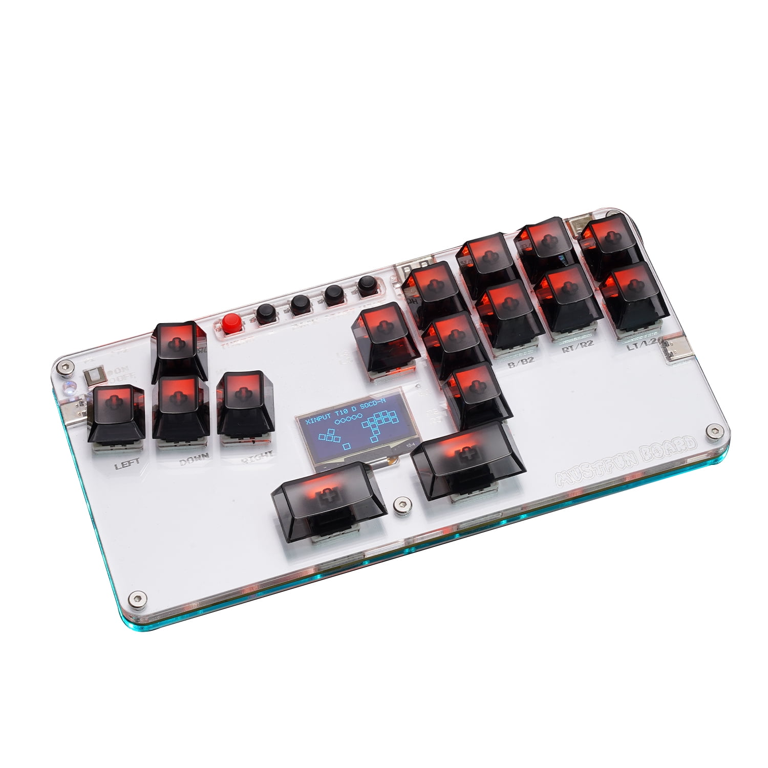 Stickless controller with display, mini custom gaming keyboard suitable ...