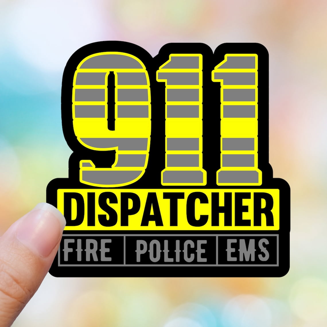 Stickly 911 dispatcher er, dispatcher, police, fire fighter, first ...