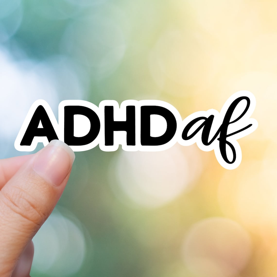 Stickly ADHD AF er water bottle er ADHD er gift laptop er awareness er stigma er funny ers heart ...