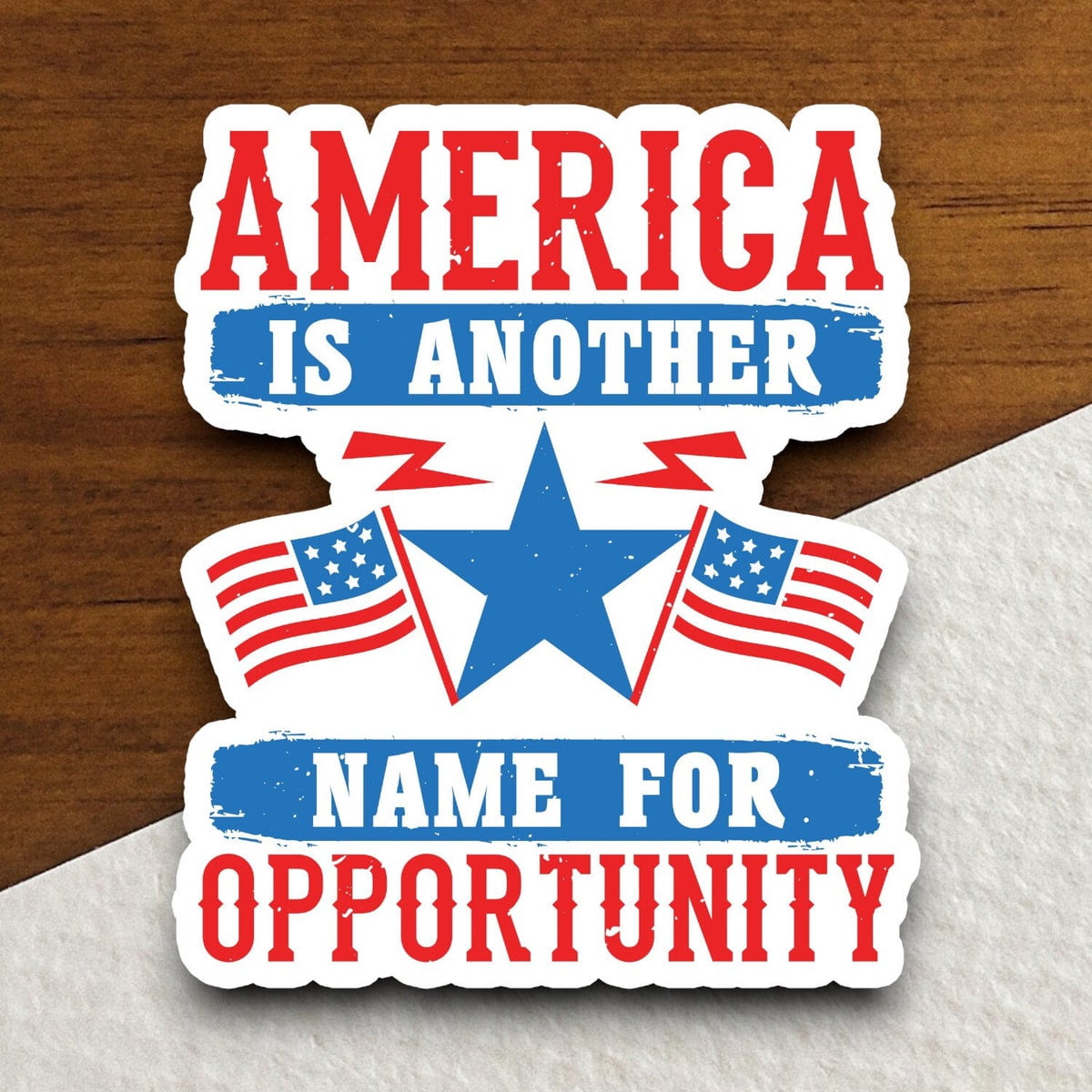 Stickly America Is Another Name For Sticker, Patriotic Laptop Decal ...