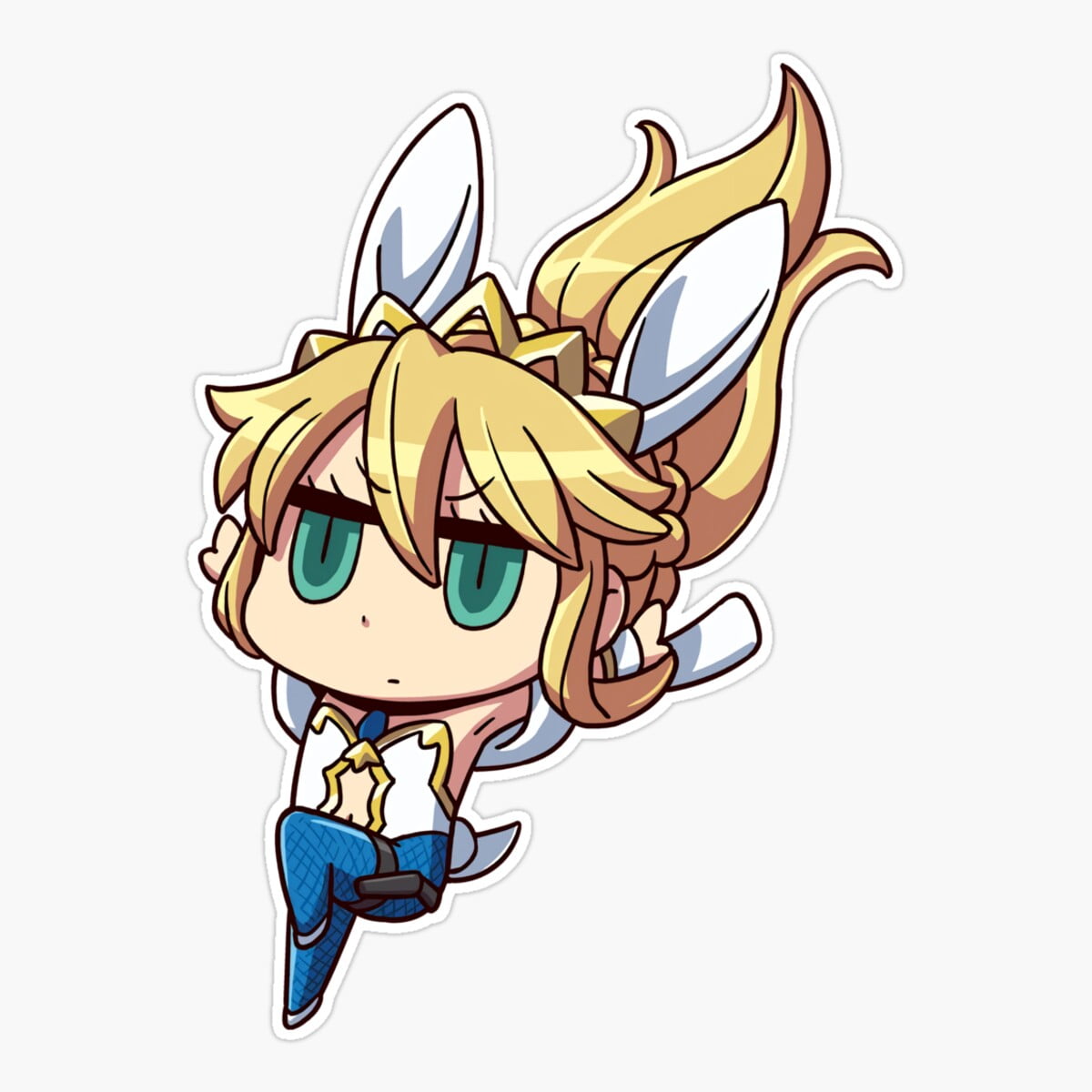 Stickly Artoria Pendragon (Ruler) - Summer Sticker, Phone Decal Water ...