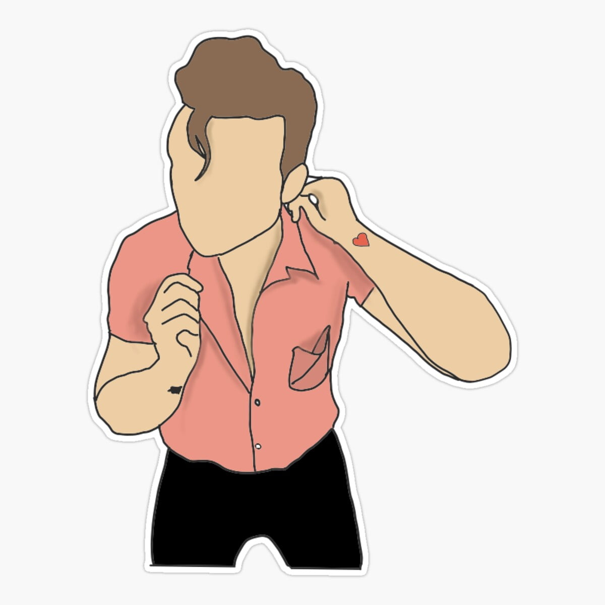 Stickly Ashton Sticker, Phone Decal Water Bottle Stickers Car Decals ...