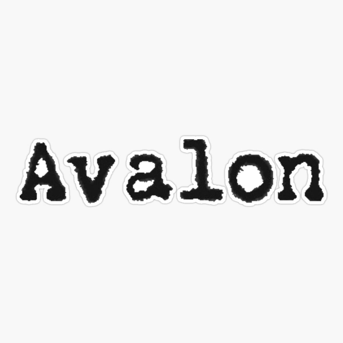 Stickly Avalon Nj Sticker, Phone Decal Water Bottle Stickers Car Decals ...
