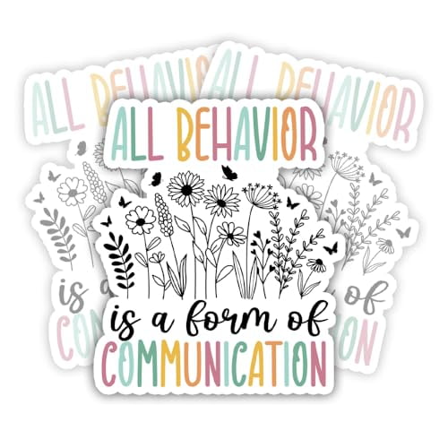 Stickly - All Behavior is A Form oCommunication Stickers ABA BCBA ...