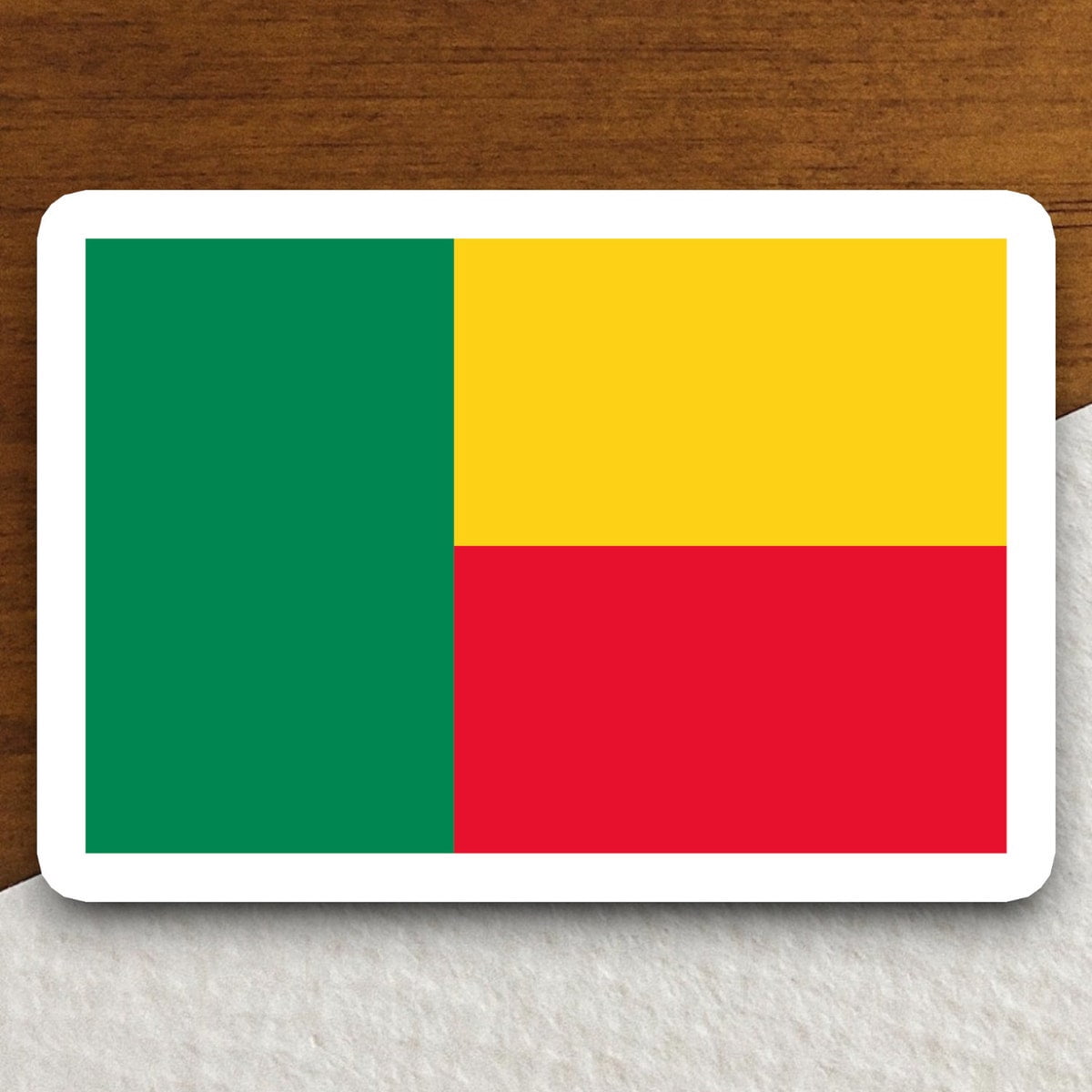 Stickly Benin Country Flag Sticker, International Country Sticker ...