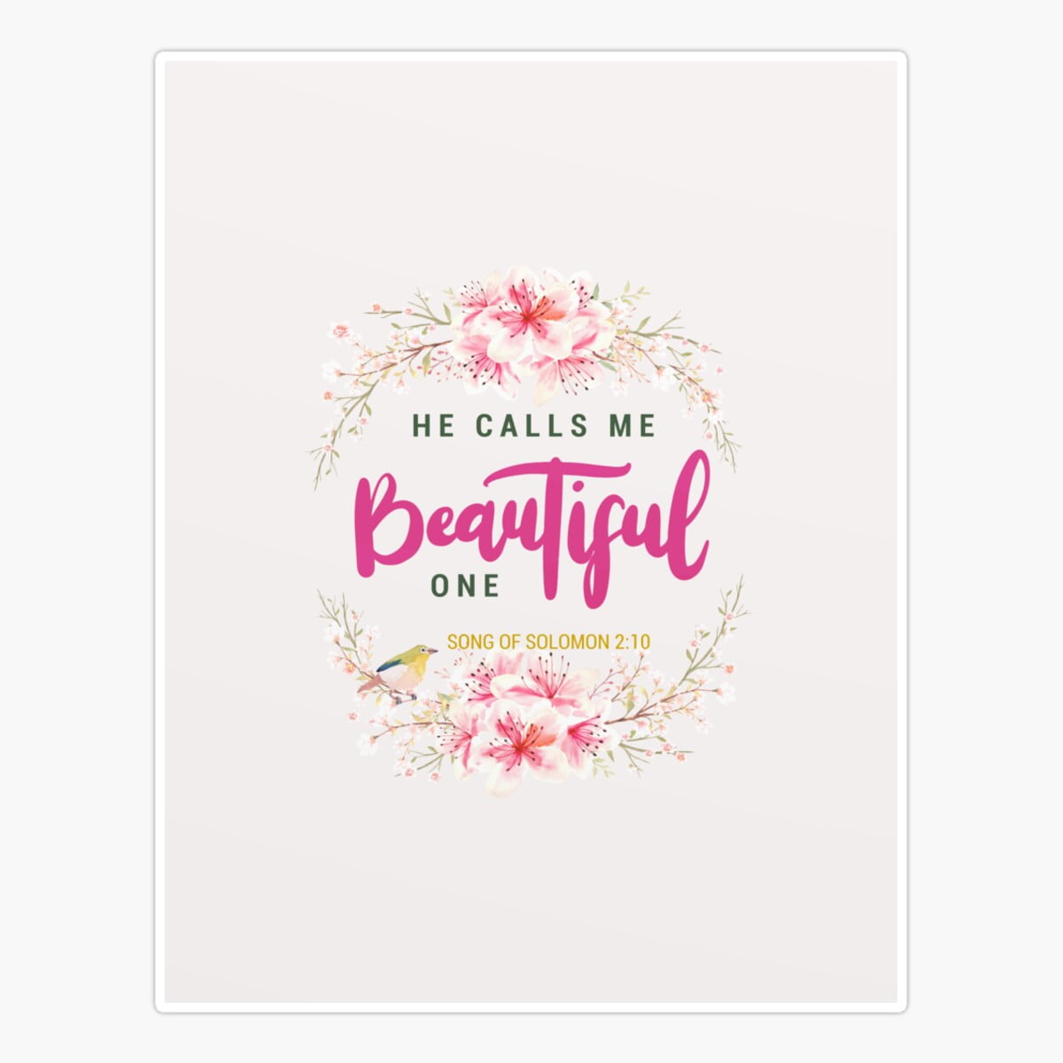 Stickly Bible Verses Christian Quotes Sticker, Phone Decal Water Bottle ...