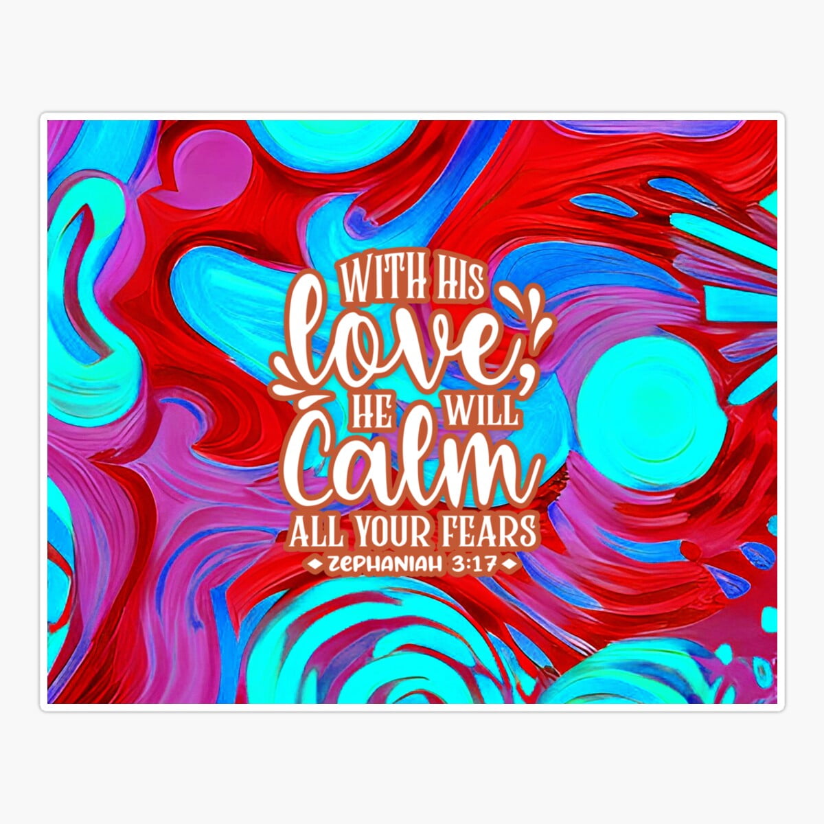 Stickly Bible Verses For Healing - Zephaniah 3:17 - Preppy Floral ...