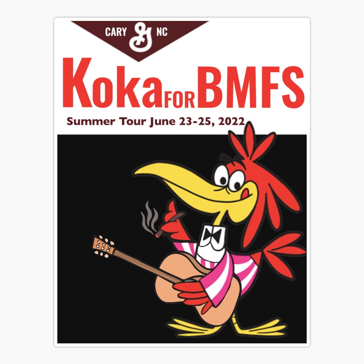 Stickly Billy Strings Koka Booth Sticker, Phone Decal Water Bottle ...