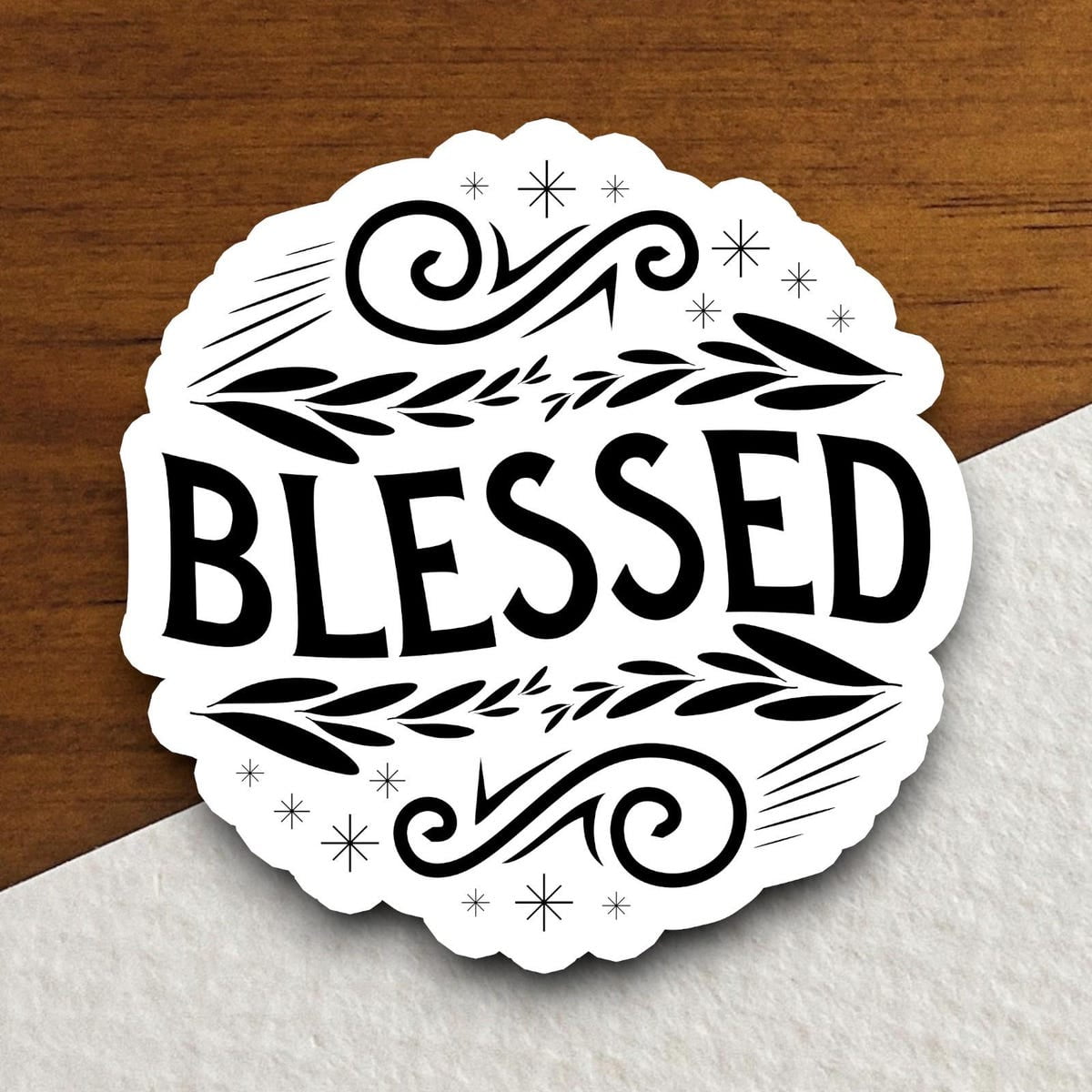 Stickly Blessed Sticker, Religious Sticker, Faith Sticker, Worship ...