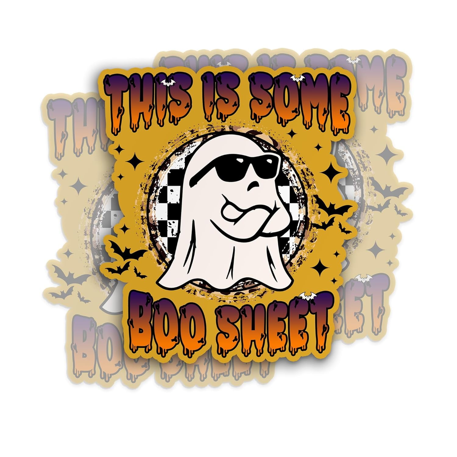 Stickly This Is Some Boo Sheet Sticker Funny Spooky Ghost Halloween ...