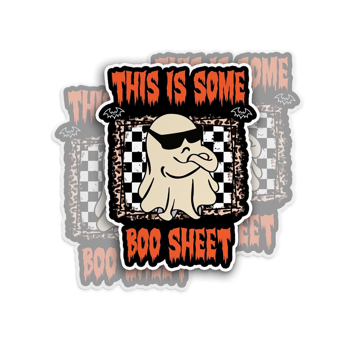 Stickly This is Some Boo Sheet Sticker Funny Spooky Ghost Halloween ...