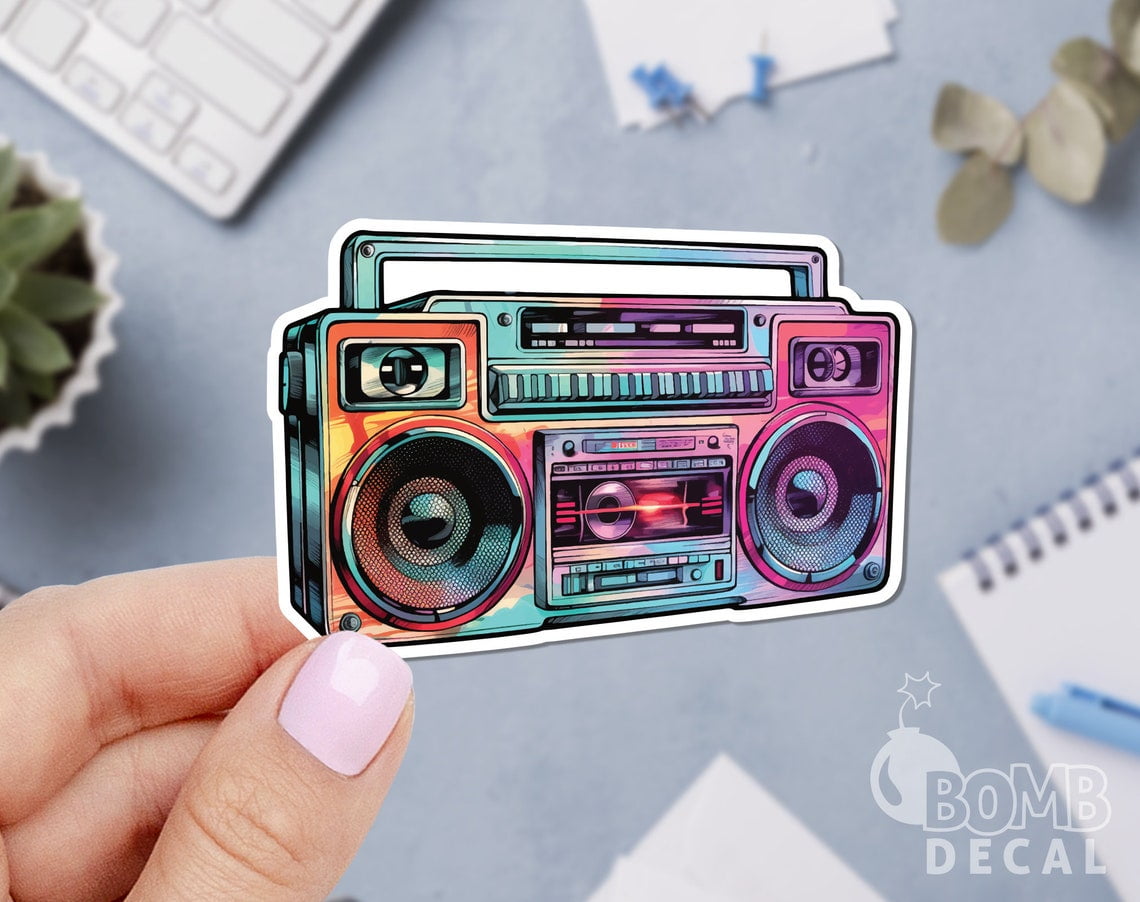 Stickly Boombox Er, Vintage Cassette Player Er, Music Er, 90S Nostalgia ...