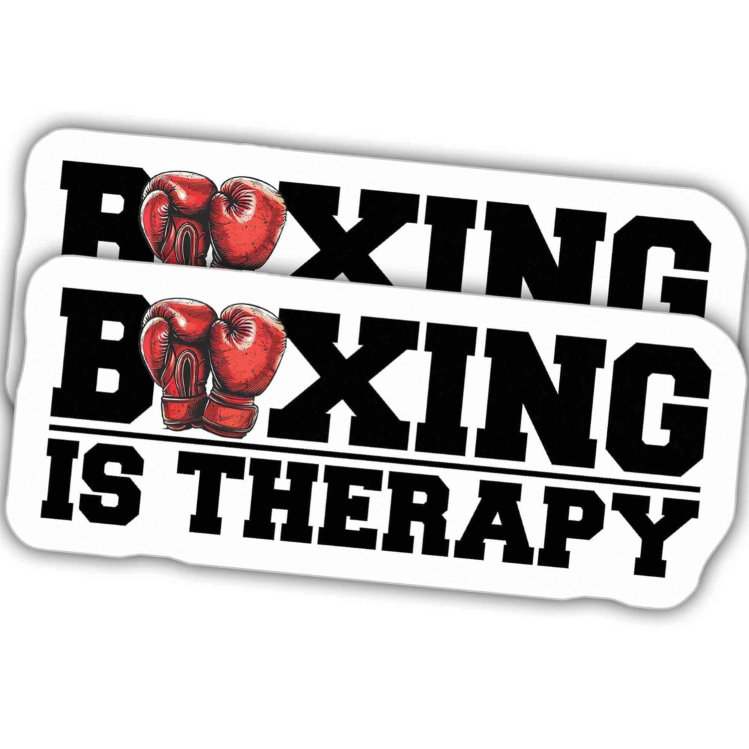 Stickly Boxing Stickers Boxer Stickers Boxing is Therapy Vinyl Stickers ...