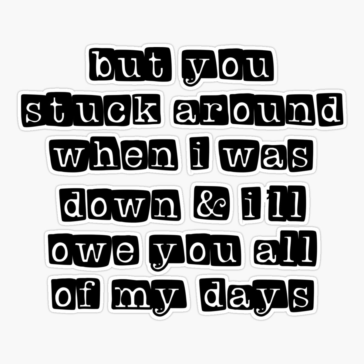 Stickly Boys Of Faith By Zach Sticker, Phone Decal Water Bottle ...