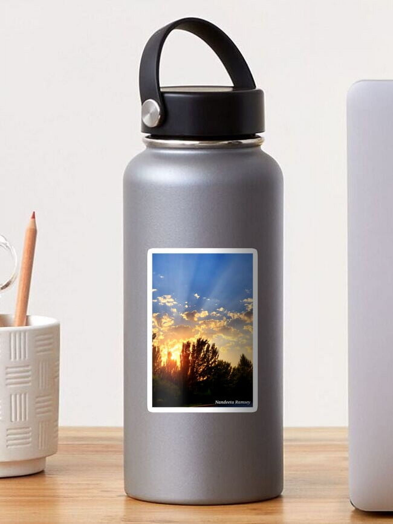 Stickly Brighter Days On The Horizon Sticker, Phone Decal Water Bottle ...