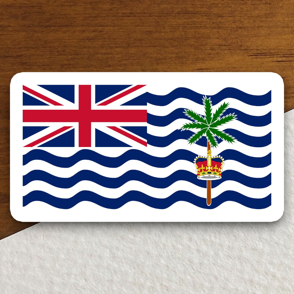 Stickly British Indian Ocean Territory Country Flag Sticker ...