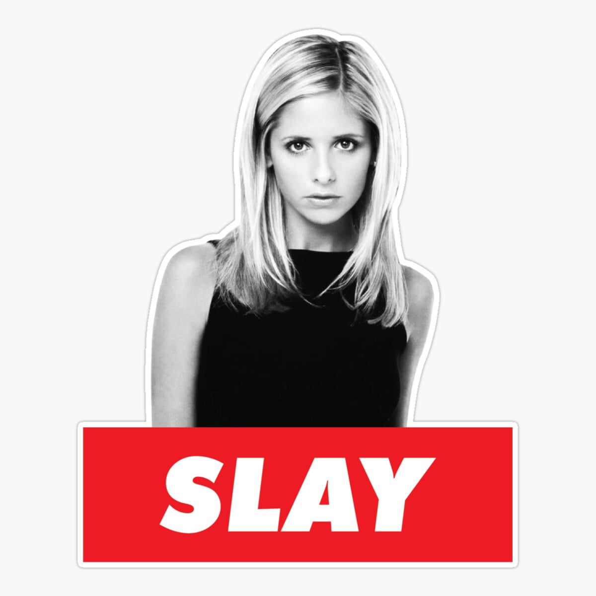 Stickly Buffy The Vampire Slayer: Slay Sticker, Phone Decal Water ...