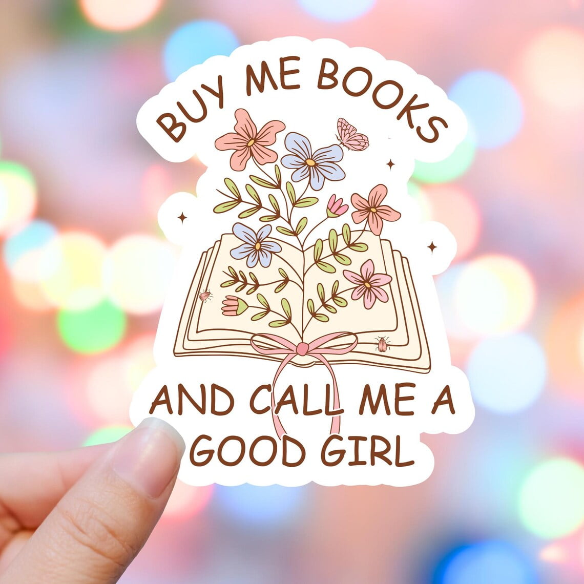 Stickly Buy Me Books and Call Me a Good Girl er, Dark Romance Decal ...