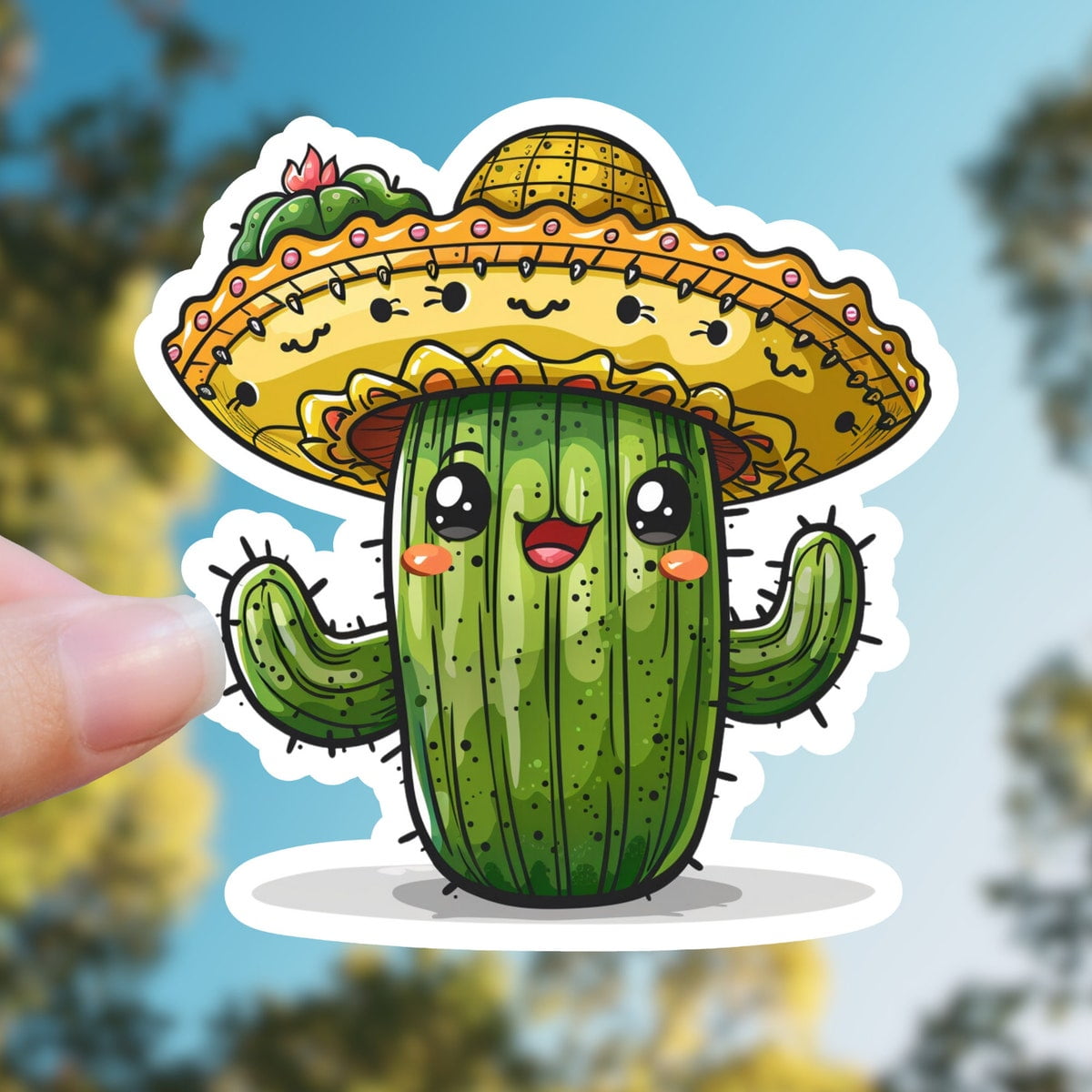 Stickly Cactus Sticker Plant Lady Plant Lover House Plant Mom Laptop ...
