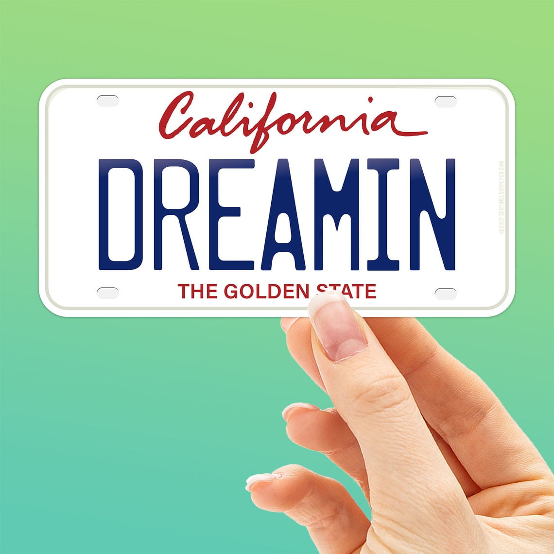Stickly California Dreamin Er For Hydroflask - Cute Ca License Plate ...