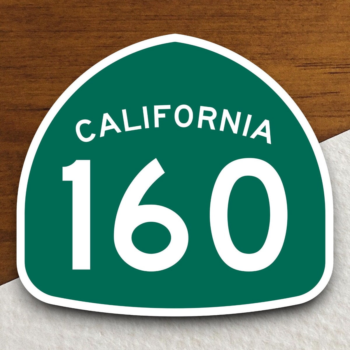 Stickly California State Route 160 Road Sign Sticker, Road Trip Sticker ...