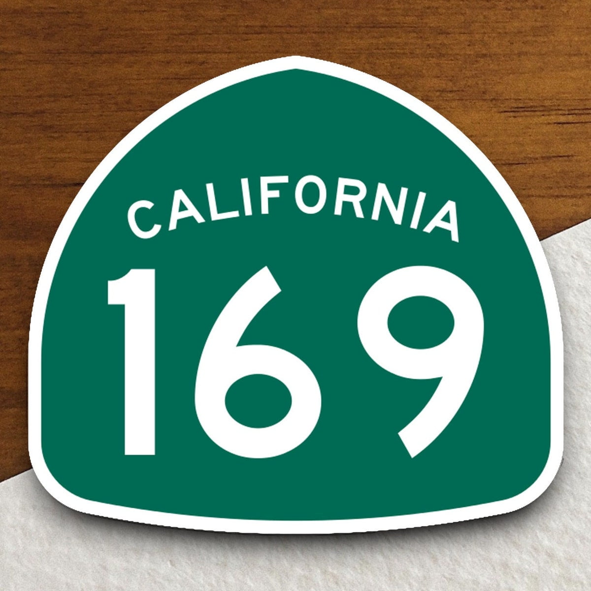 Stickly California State Route 169 Road Sign Sticker, Road Trip Sticker ...