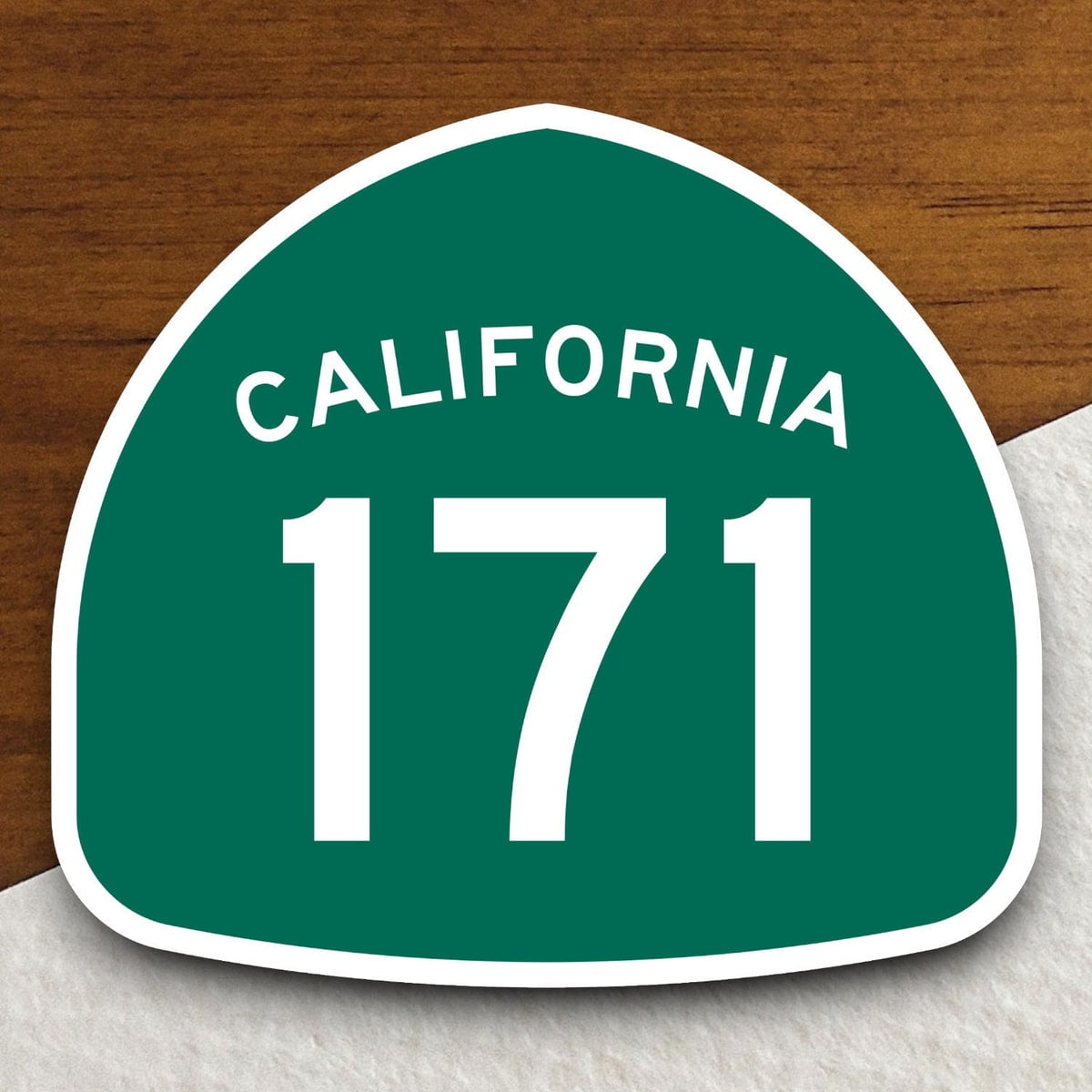 Stickly California State Route 171 Road Sign Sticker, Road Trip Sticker ...